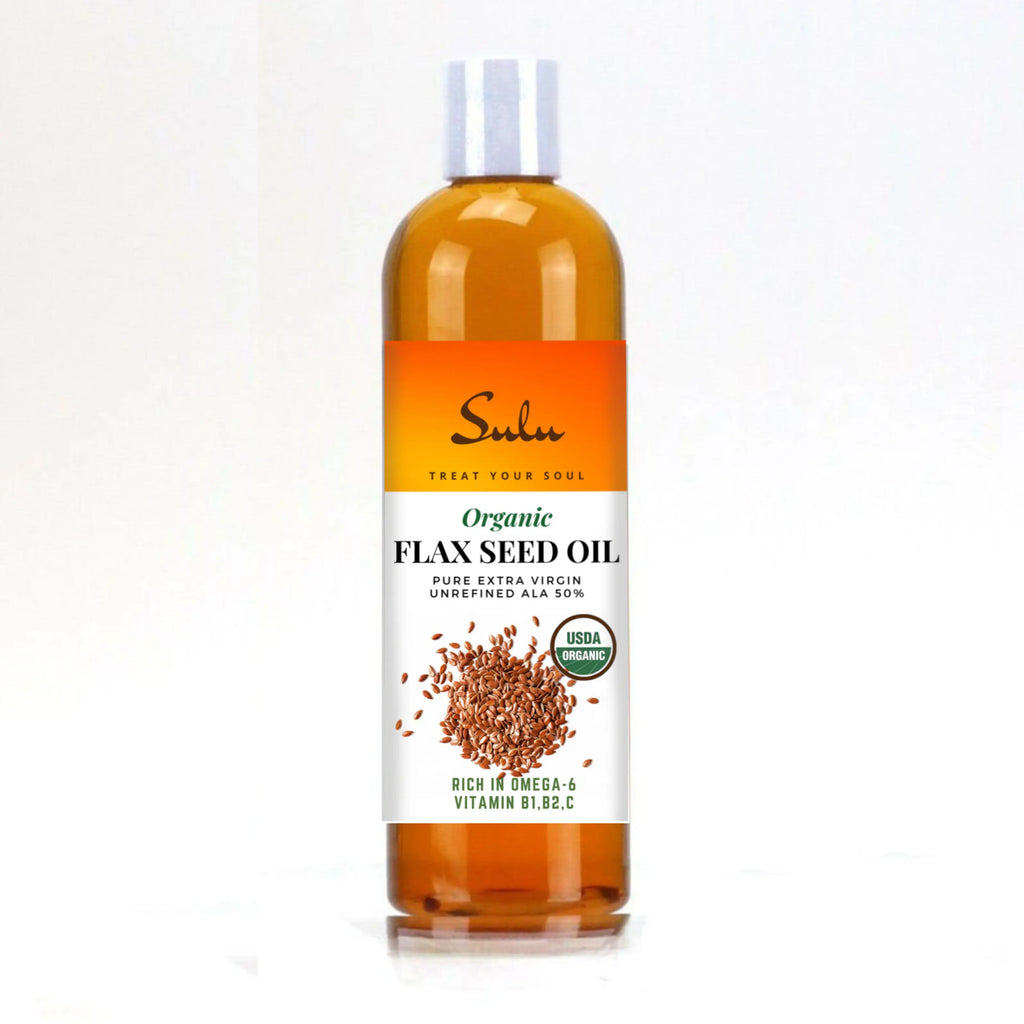 ORGANIC FLAXSEED OIL ALA 50% – SULU ORGANICS®